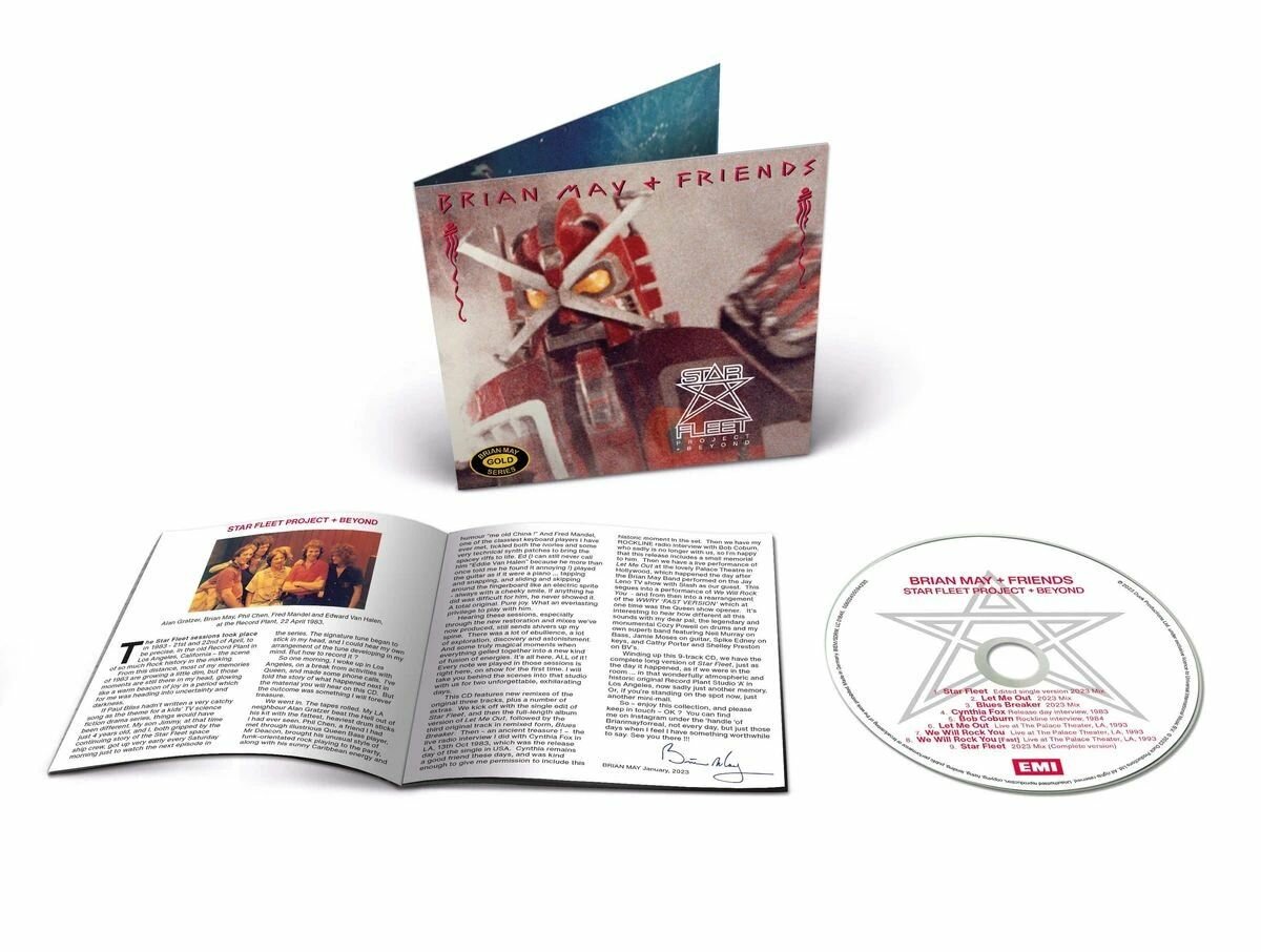 CD диск Brian May - Star Fleet Sessions (CD) 2023, Digipack