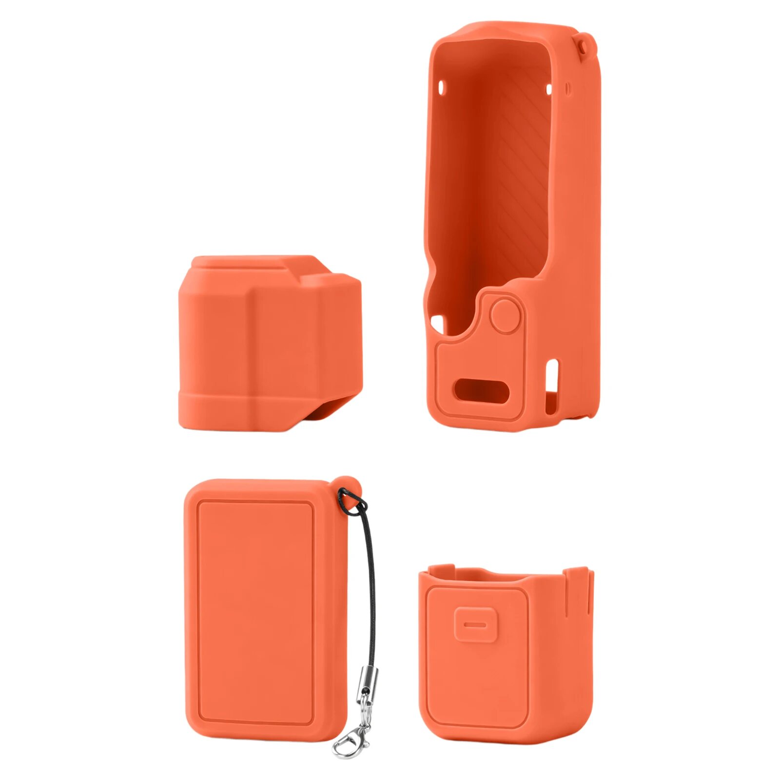 APWIKOGER Чехол для DJI Osmo Pocket 4 Силиконовый Orange, Оранжевый