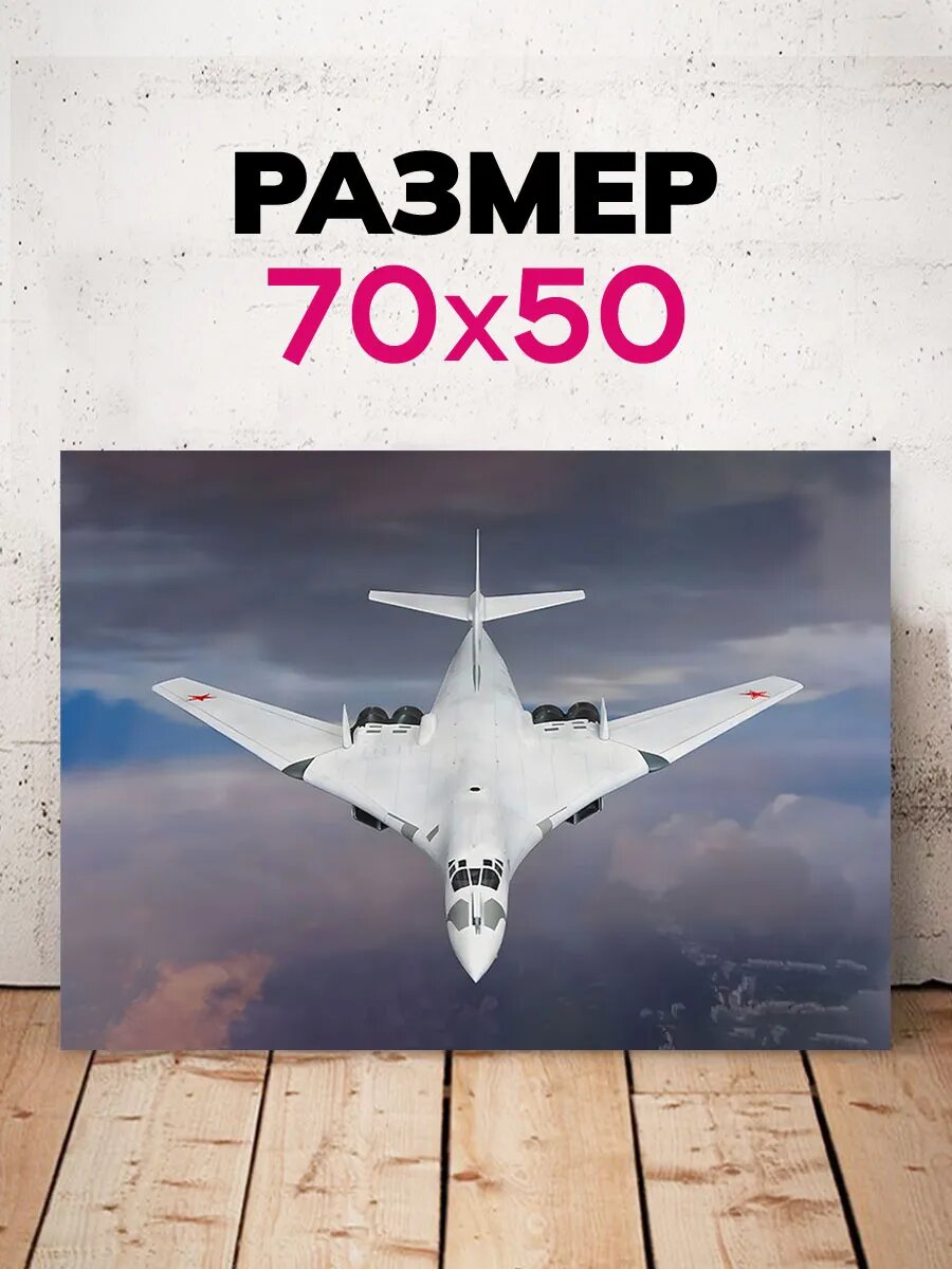Картина на стену для дома Белый Лебедь 50х70 см