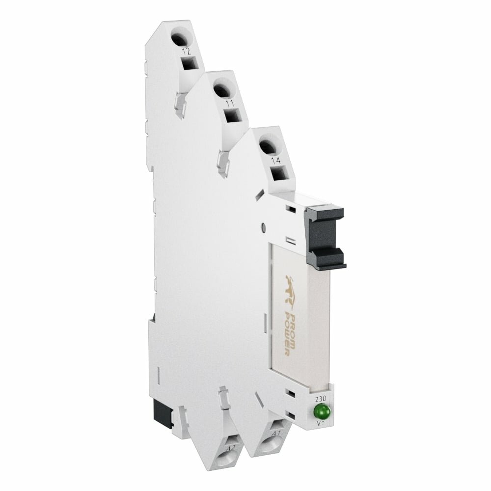 Ультратонкое реле Prompower, пружинные клеммы, номинальный ток 6а, управление 220vac, pg2rv-sr500 ac230 PG2RVSR500AC230
