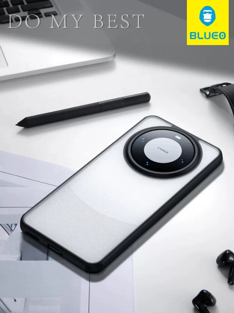 Черный бронированный чехол с нескользящим покрытием для Honor Magic 7, матовая поверхность, полная защита