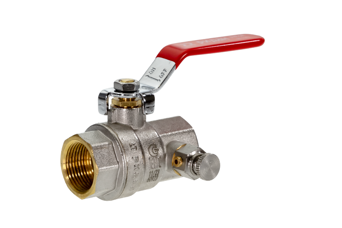 Кран шаровой Ридан BVR-DR 1/2" ВР PN40 Kvs 15, 065B8316RG