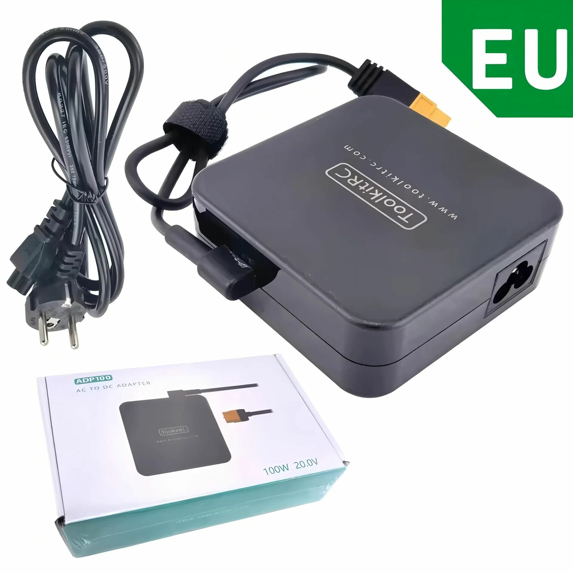 Источник питания ToolKitRC ADP100 100W 20V с адаптером выхода XT60 для питания M6D M6 M7 M6DAC ISDT Q8 Q6 GT и зарядного устройства HTRC SkyRC