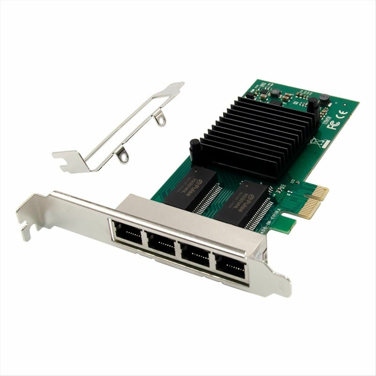 I340-T4 PCI-E X1 Гигабитная Серверная Сетевая Карта, 4 Порта RJ45 PCI Express