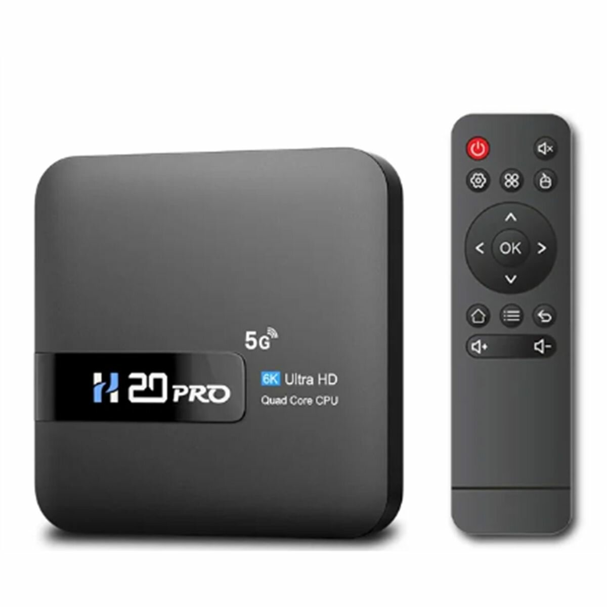 H20PRO Smart Android TV Box 10 2 ГБ 16 ГБ 6K медиаплеер 2.4&5G WIFI очень быстрый 1080P EU Plug