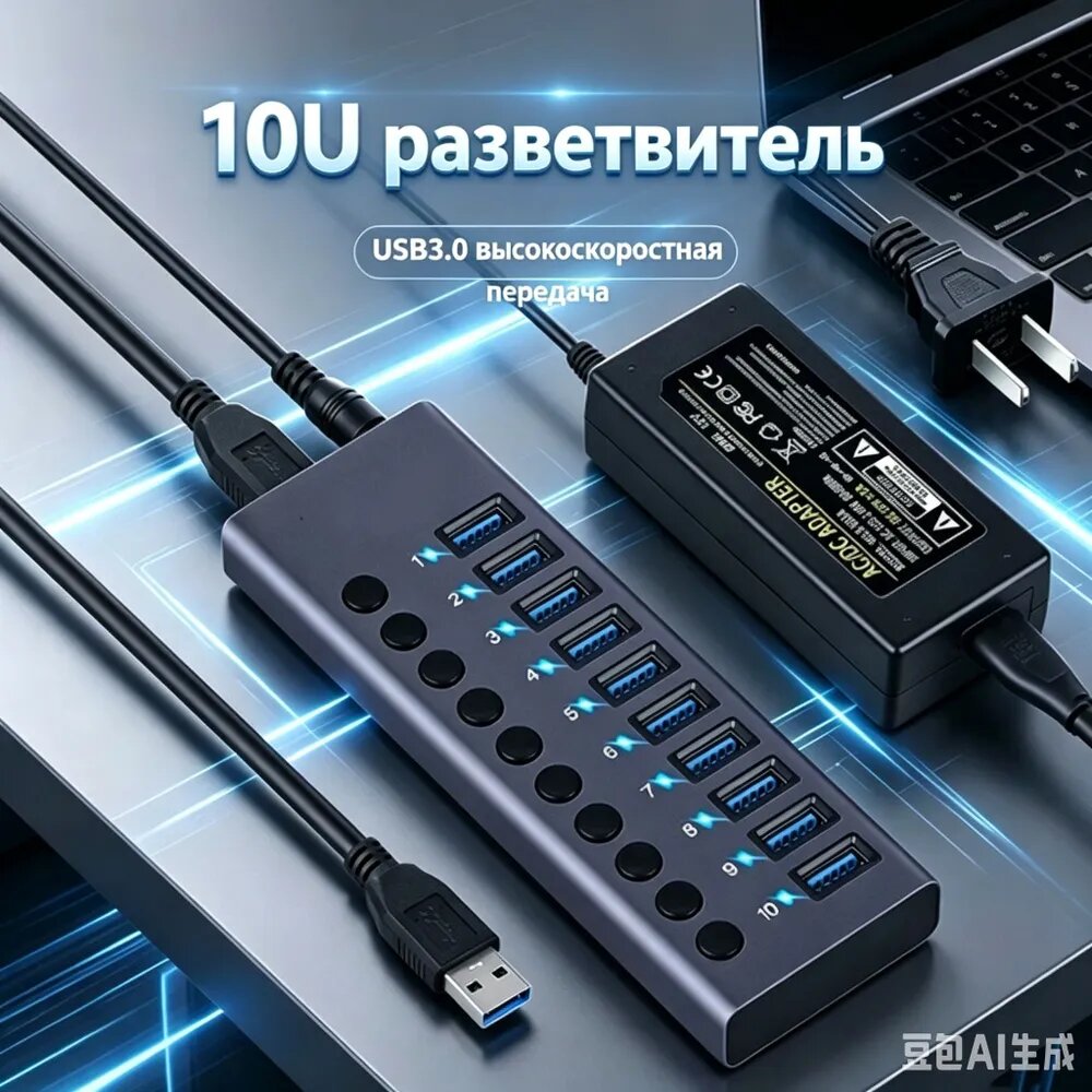 Know EasyxUSB x аб с питанием 10 портов 5 Гбит/с многофункциональный модель серии