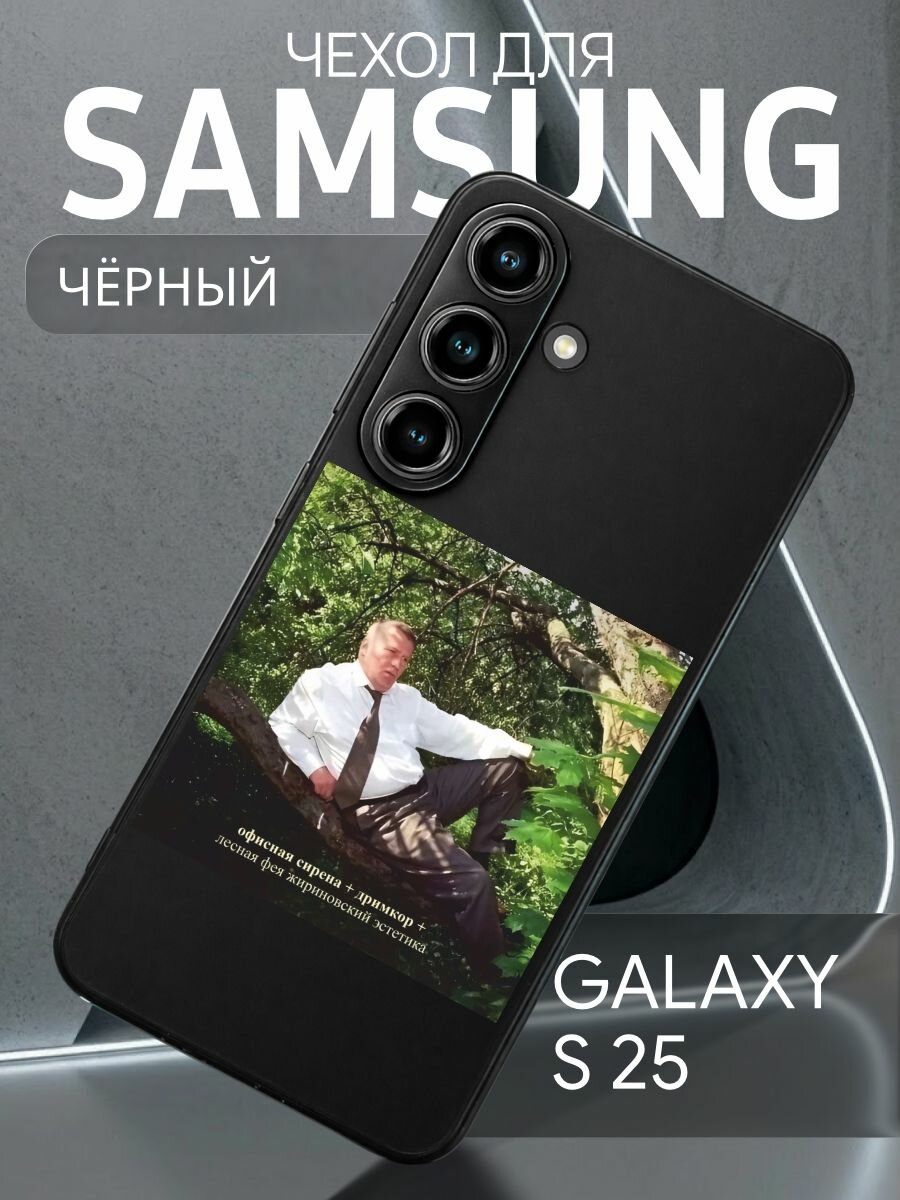 Чехол на Samsung Galaxy S25 Жириновский - мем
