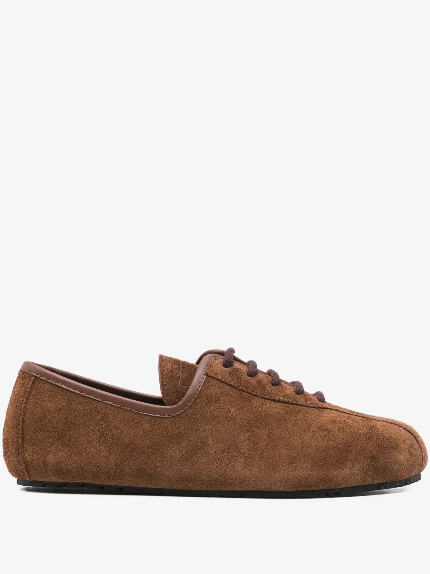 Кроссовки Lace-up suede sneakers