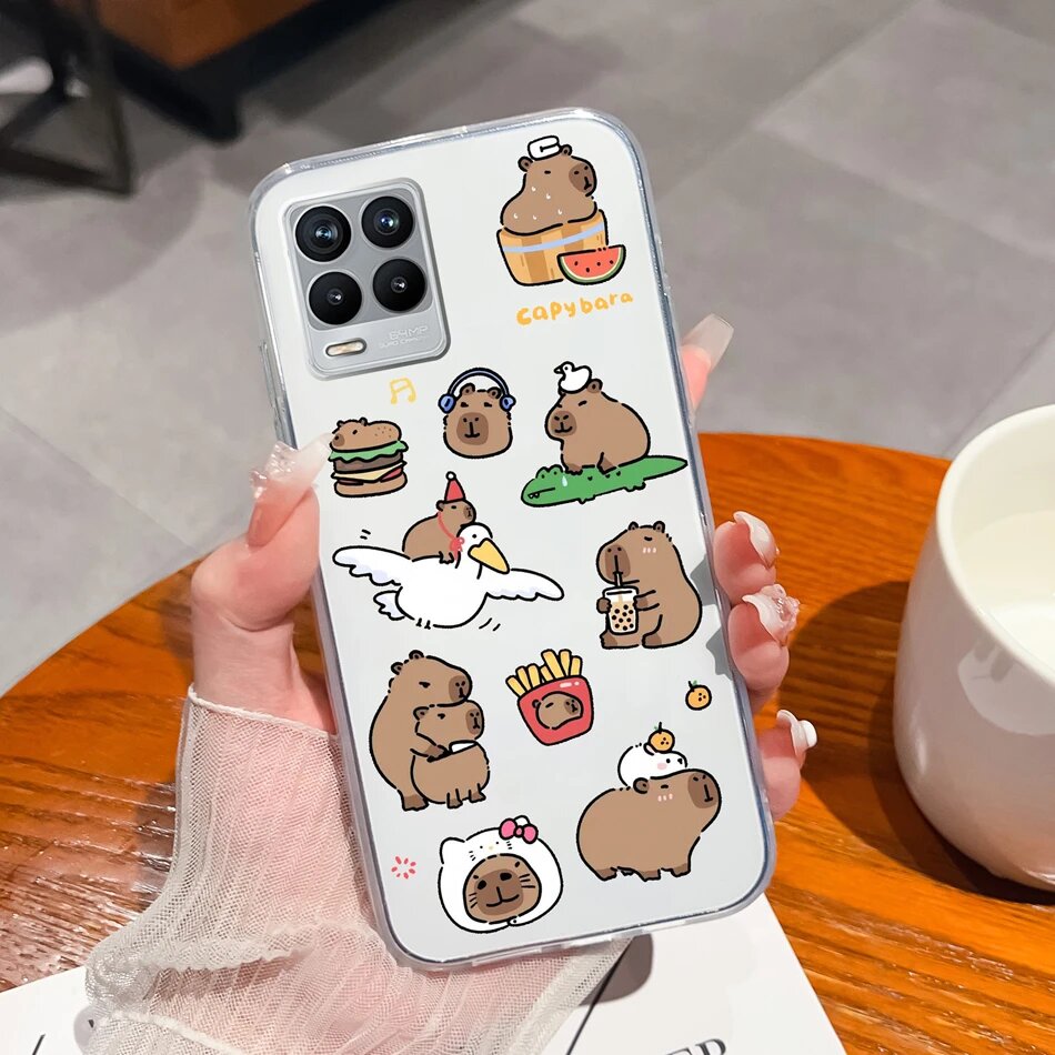Чехол Realme 8 (4G) с капибарой, U705