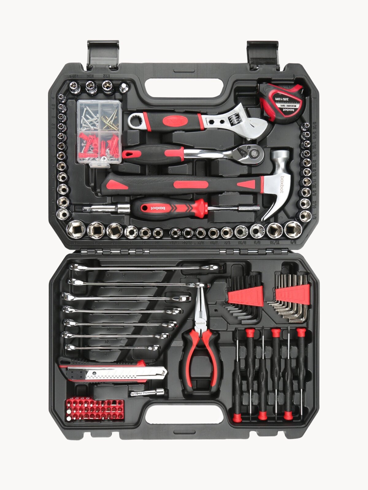 Набор инструментов универсальный Boxbot, 1/4", 3/8", 148 предметов, UN-148