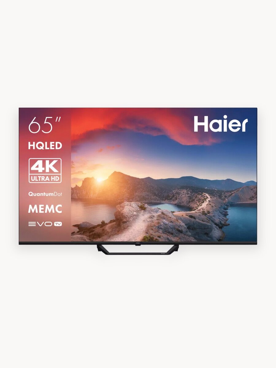 Телевизор Haier Smart TV 65" S2 Pro , 4K, Android TV, EVO TV, Dolby Digital, Wi-Fi 5ГГц, HDR 10, Upscaling 4K, 60 Гц