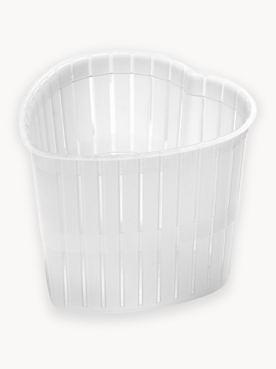 Форма для приготовления домашнего сыра маленькое сердечко 60-80 г, 3 шт