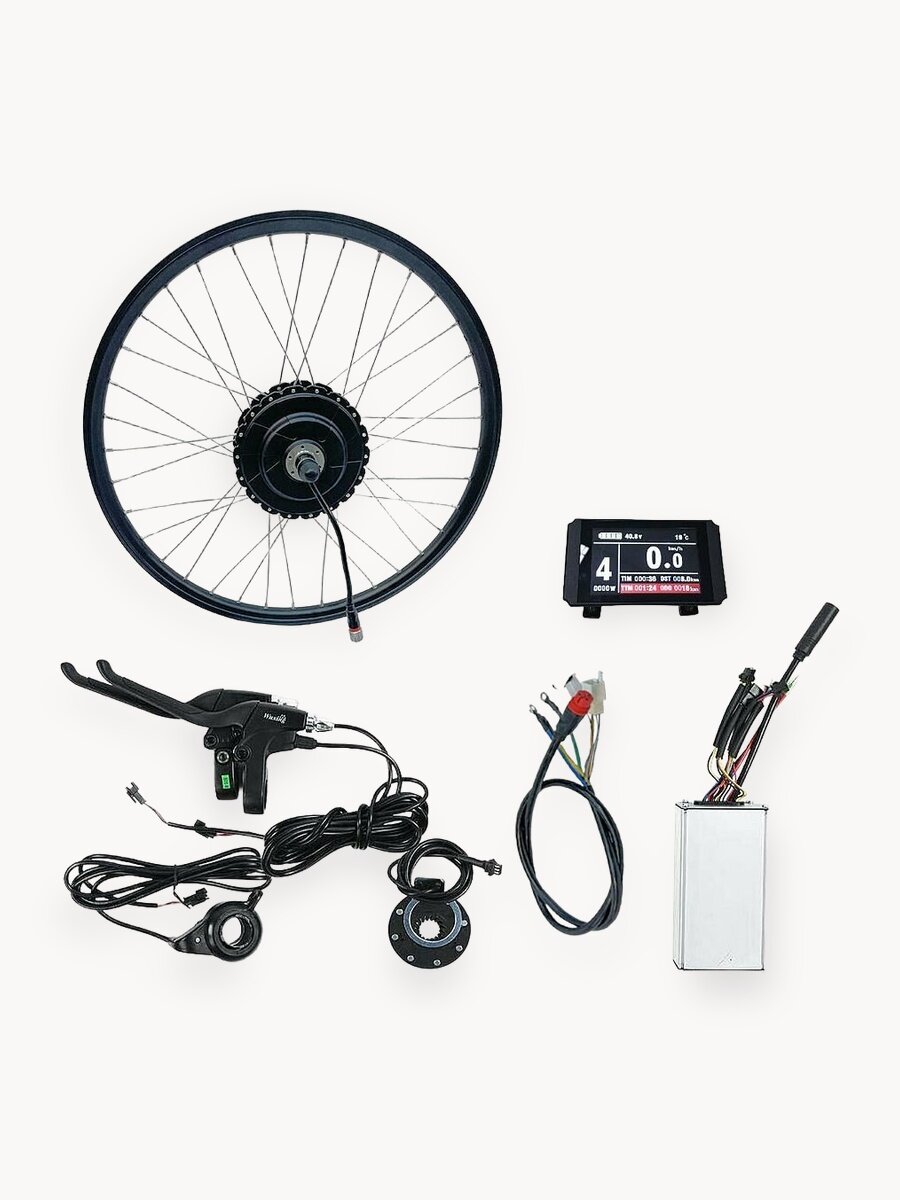 Мотор-колесо редукторное 1000Вт, зад. 27.5", 48В набор (KT-MXUS GDR-19)