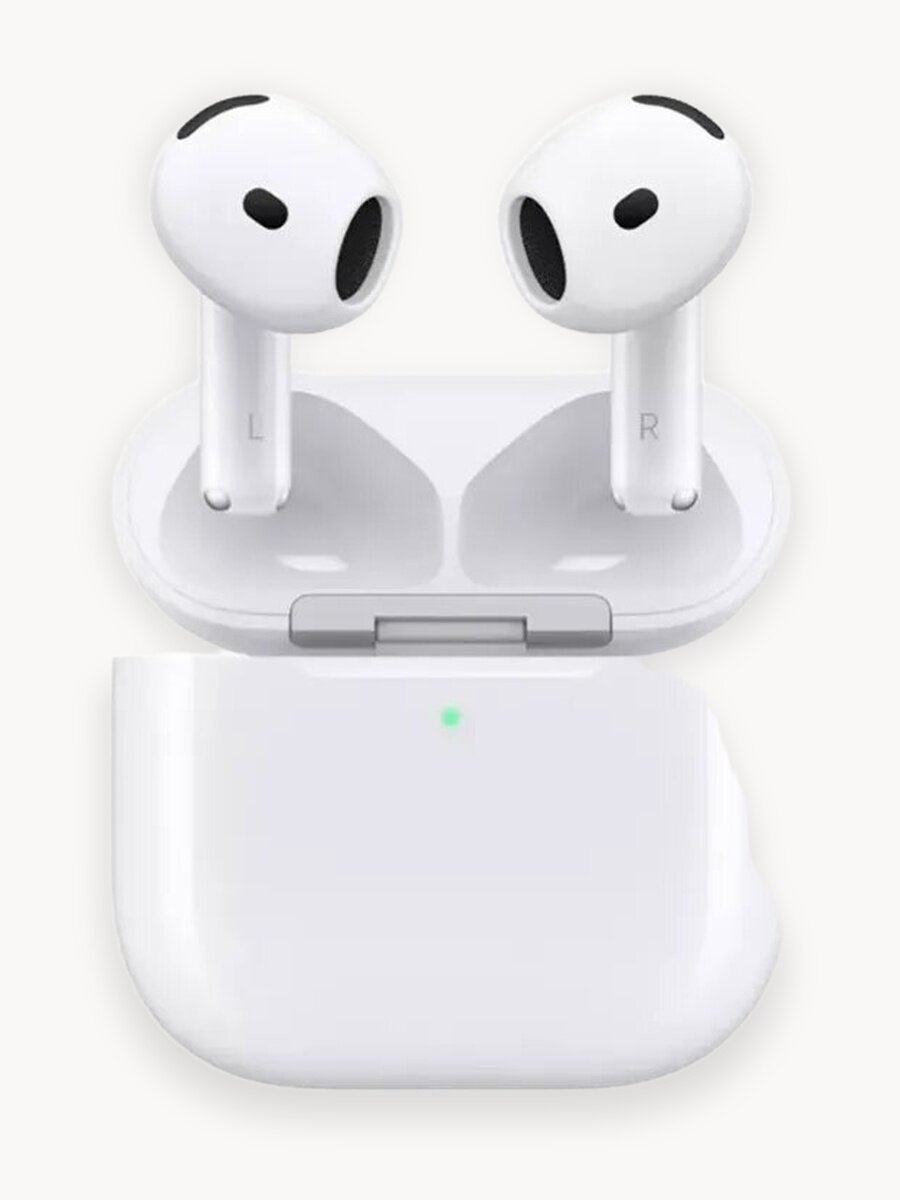 Наушники Apple AirPods 4, ANC, шумоподавление, внутриканальные, Bluetooth, белые
