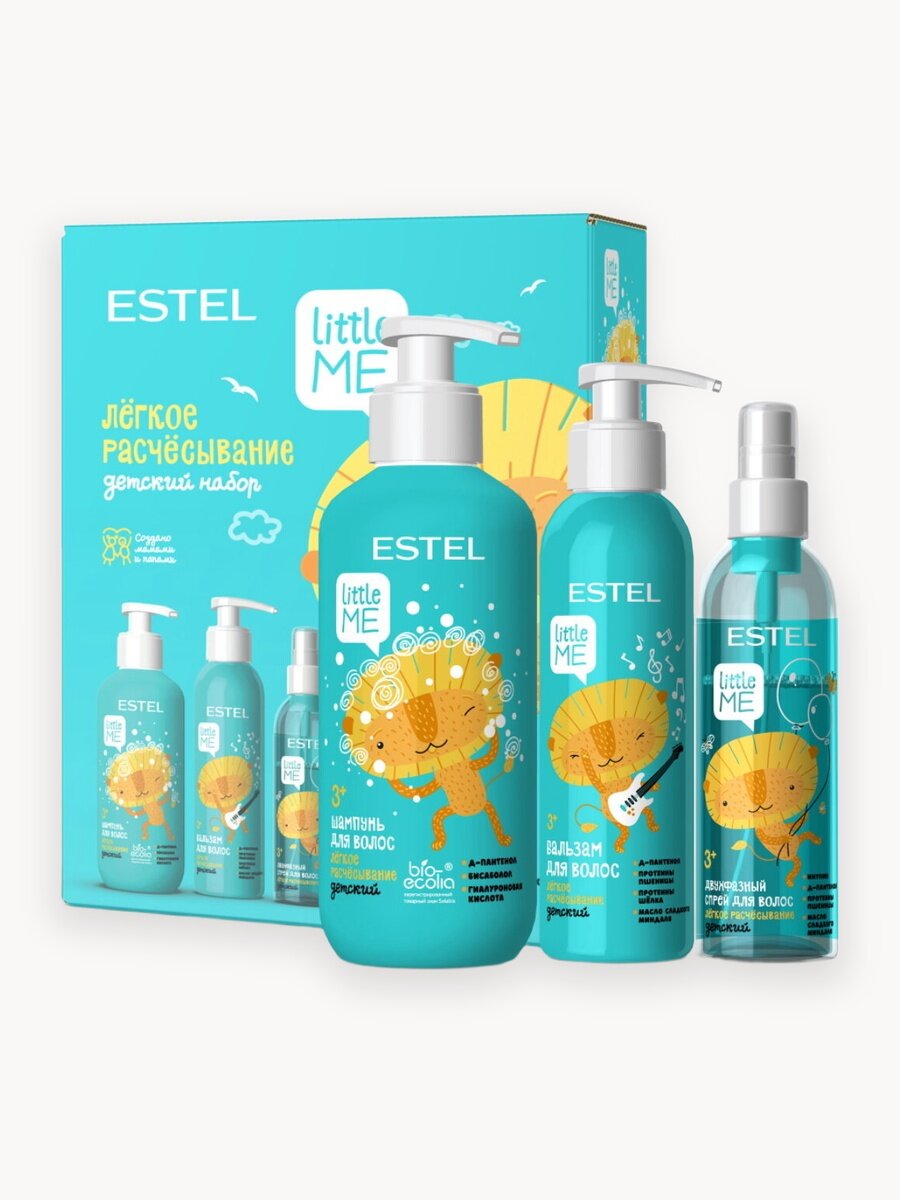 Набор для ухода за волосами детский ESTEL PROFESSIONAL Little Me легкое расчесывание 300+250+200 мл