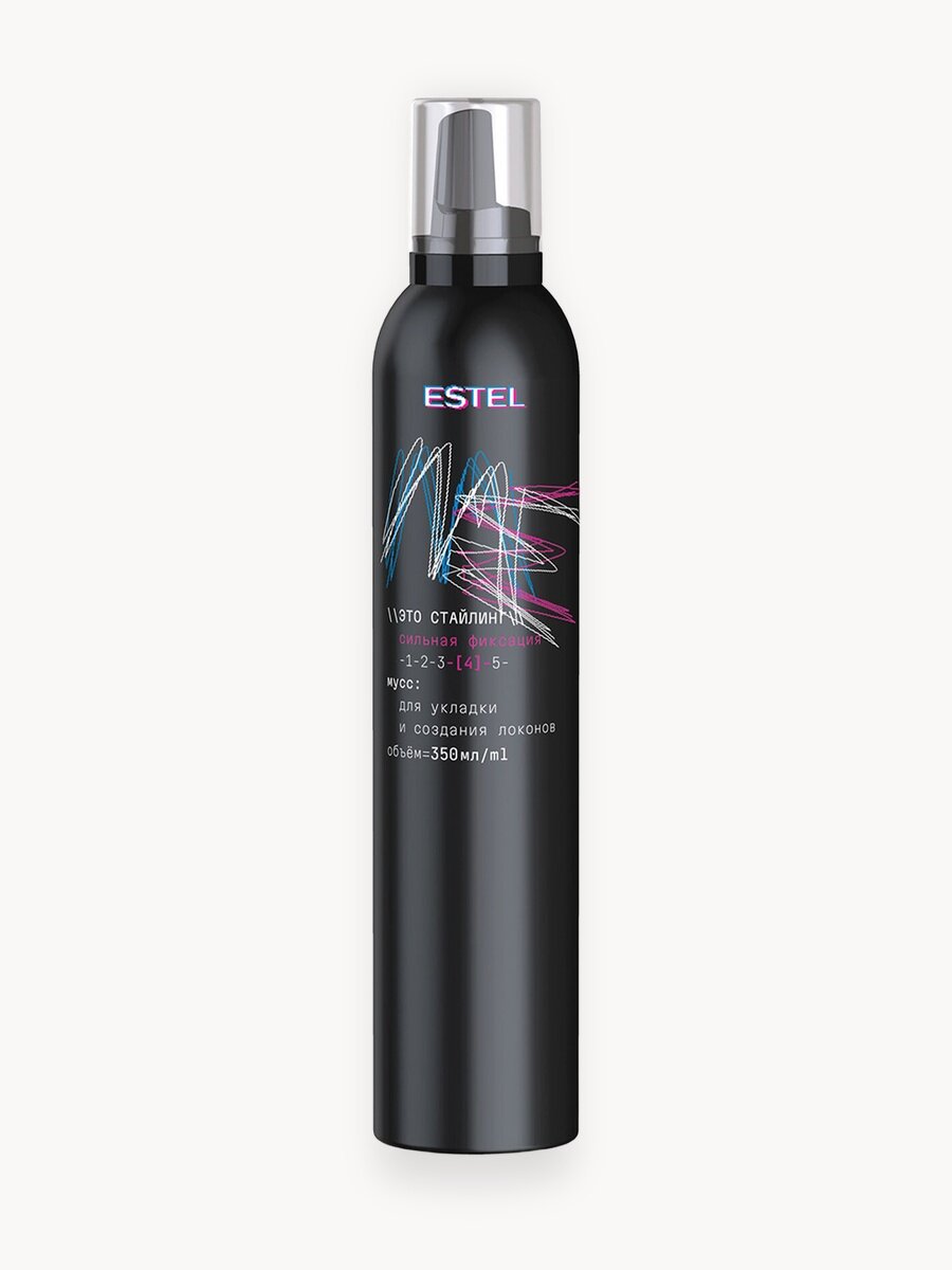 Мусс для укладки волос и создания локонов сильной фиксации ESTEL Me Это стайлинг 350 мл
