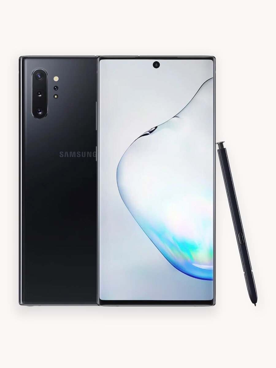 Смартфон Samsung Galaxy Note 10+, оперативная память 12 Гб, 4 камеры, NFC