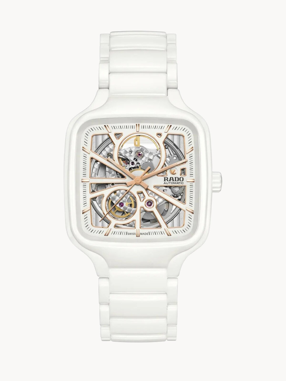 Наручные часы RADO, золотой, белый, серебряный