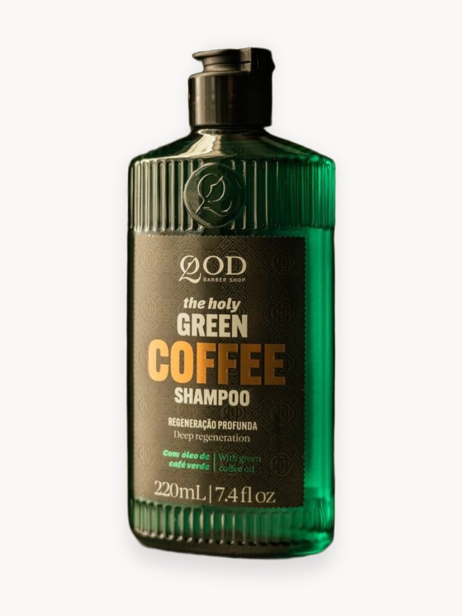 Qod BS Green Coffee Shampoo шампунь для мужчин восстанавливающий с маслом зеленого кофе 220 мл