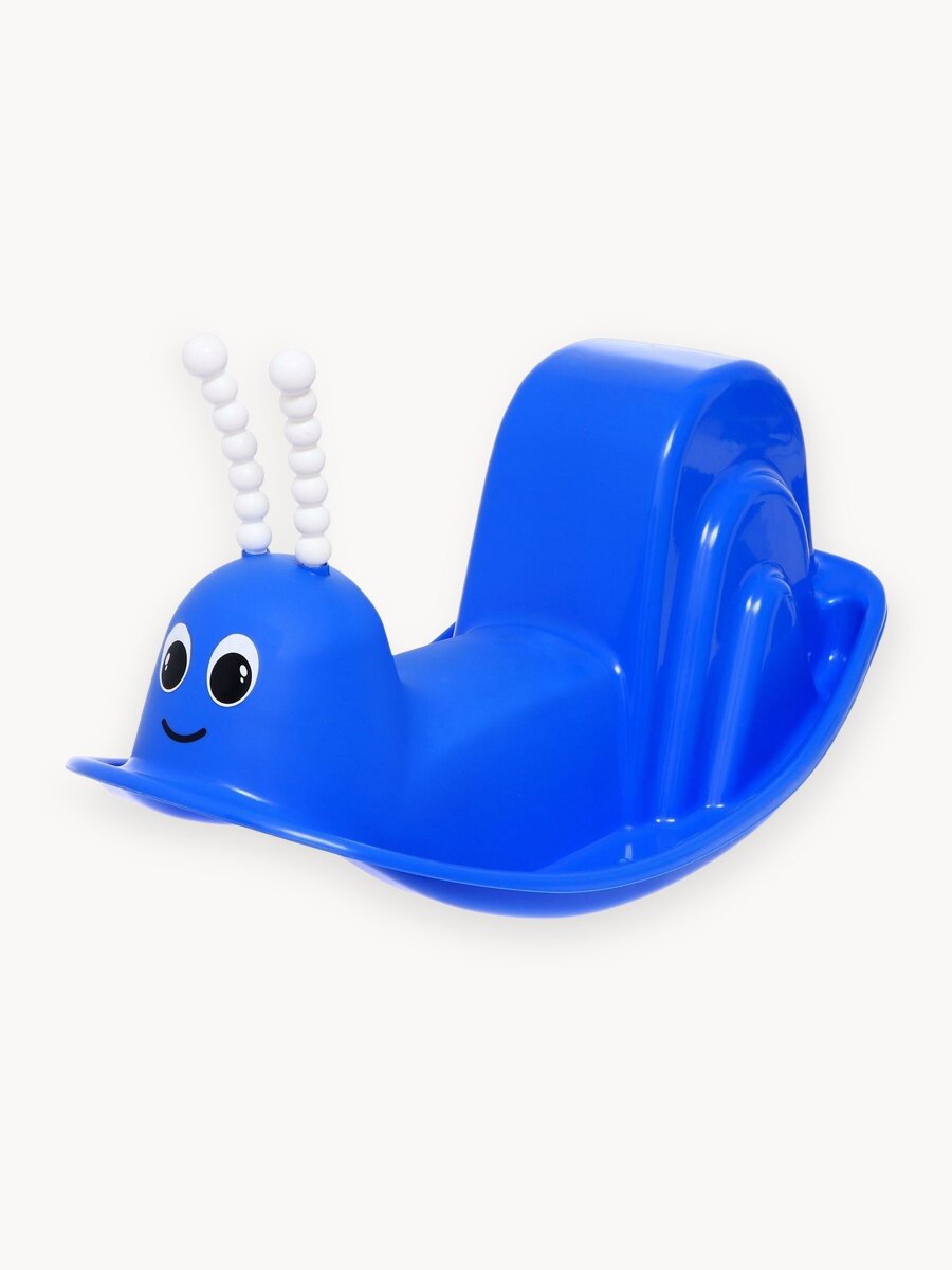 Качалка Pic'nMix "Улитка", пластик, для детей от 1 года, цвет синий
