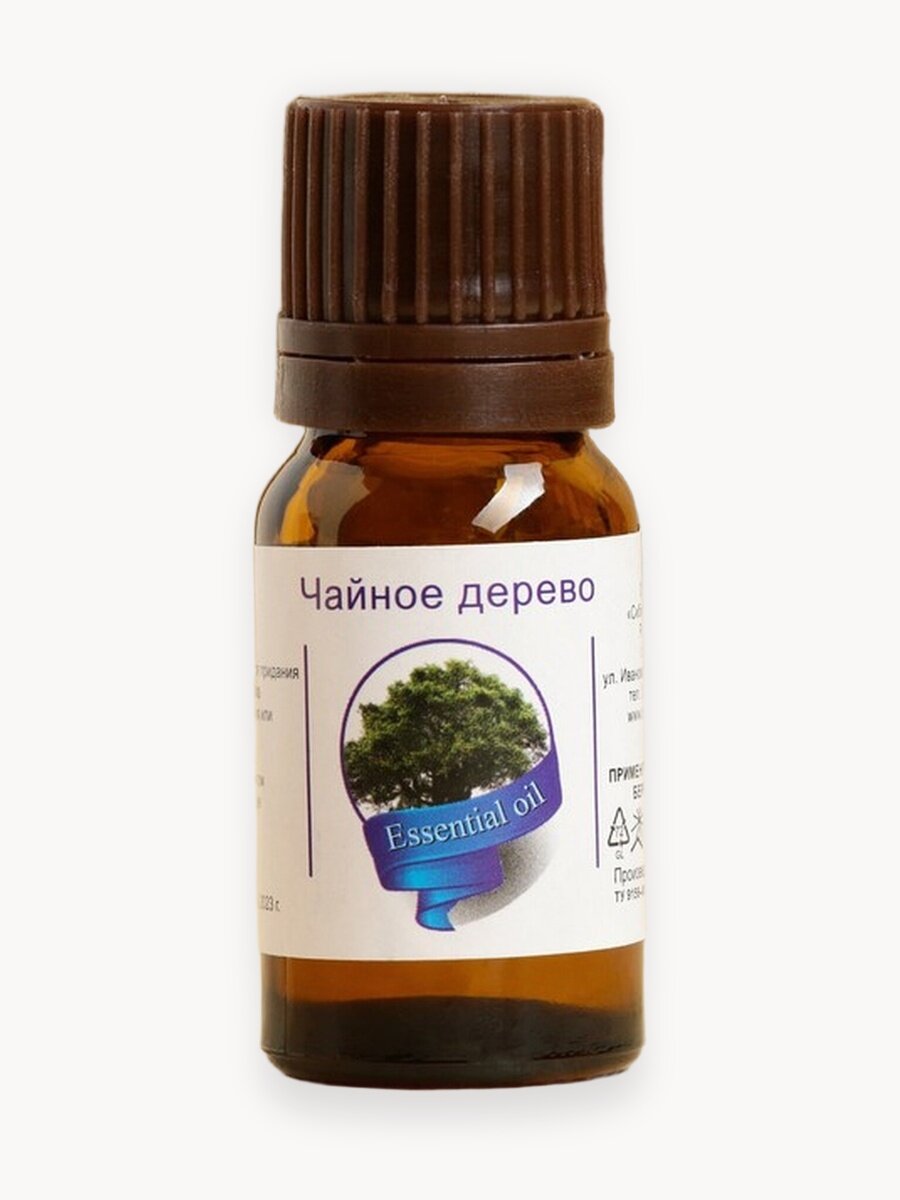 Эфирное масло "Чайное дерево", флакон-капельница, аннотация, 10 мл, дезинфицирующее