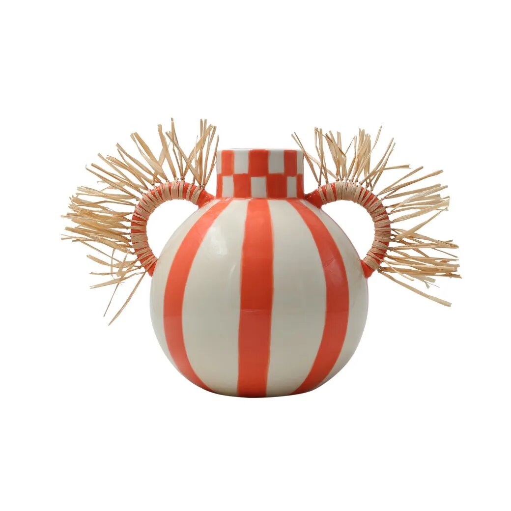QUE RICO Ваза Fernanda "SQUARES & STRIPES"