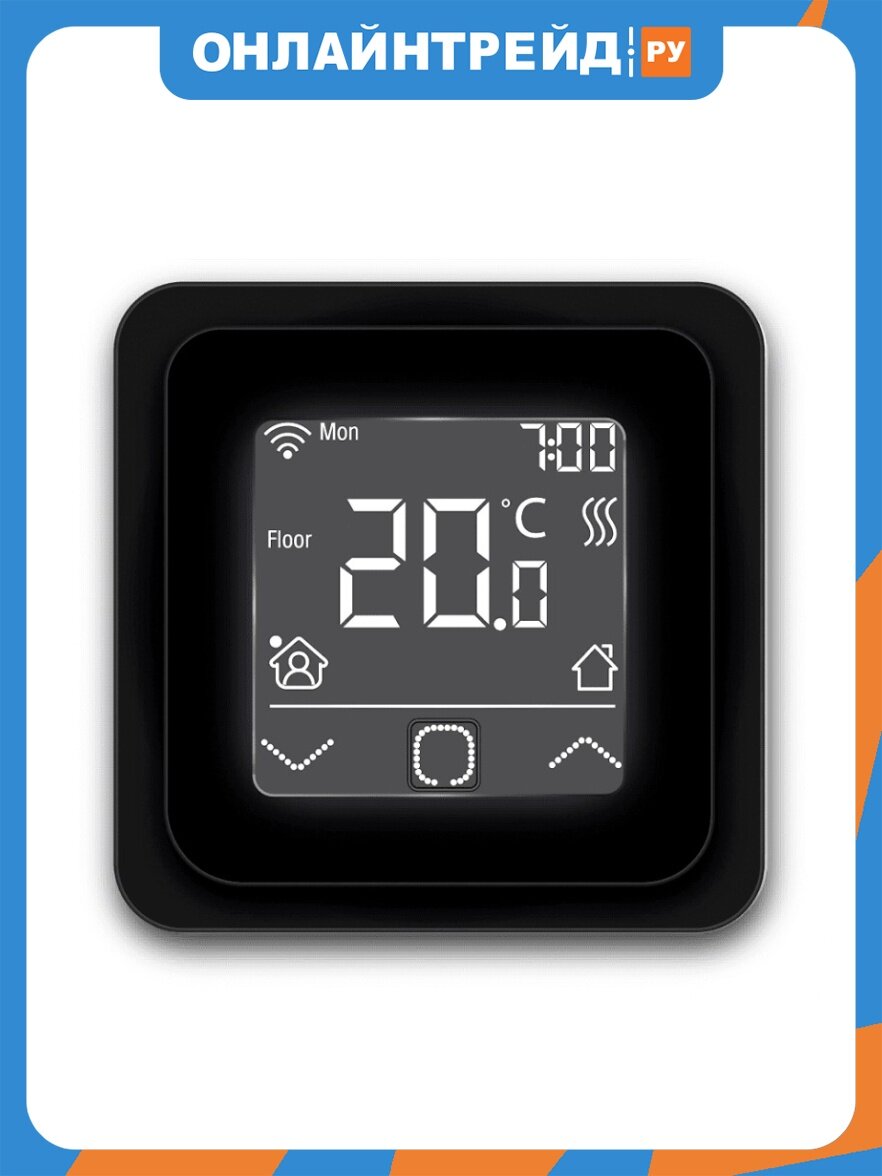 Терморегулятор Primoclima для теплого пола Intelligent, черный