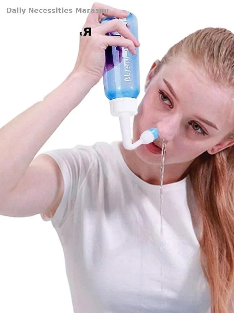 Ирригатор для промывания носа 300ml, назальный ирригатор, устройство, флакон для промывания носа, взрослый, детский