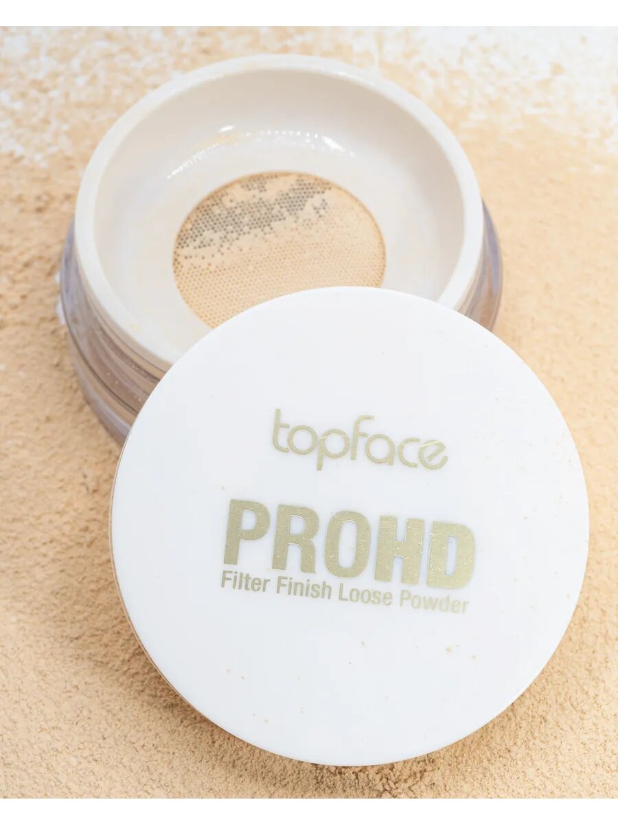 Topface Пудра рассыпчатая для лица PROHD Filter Finish Loose Powder 003 Banana Bread