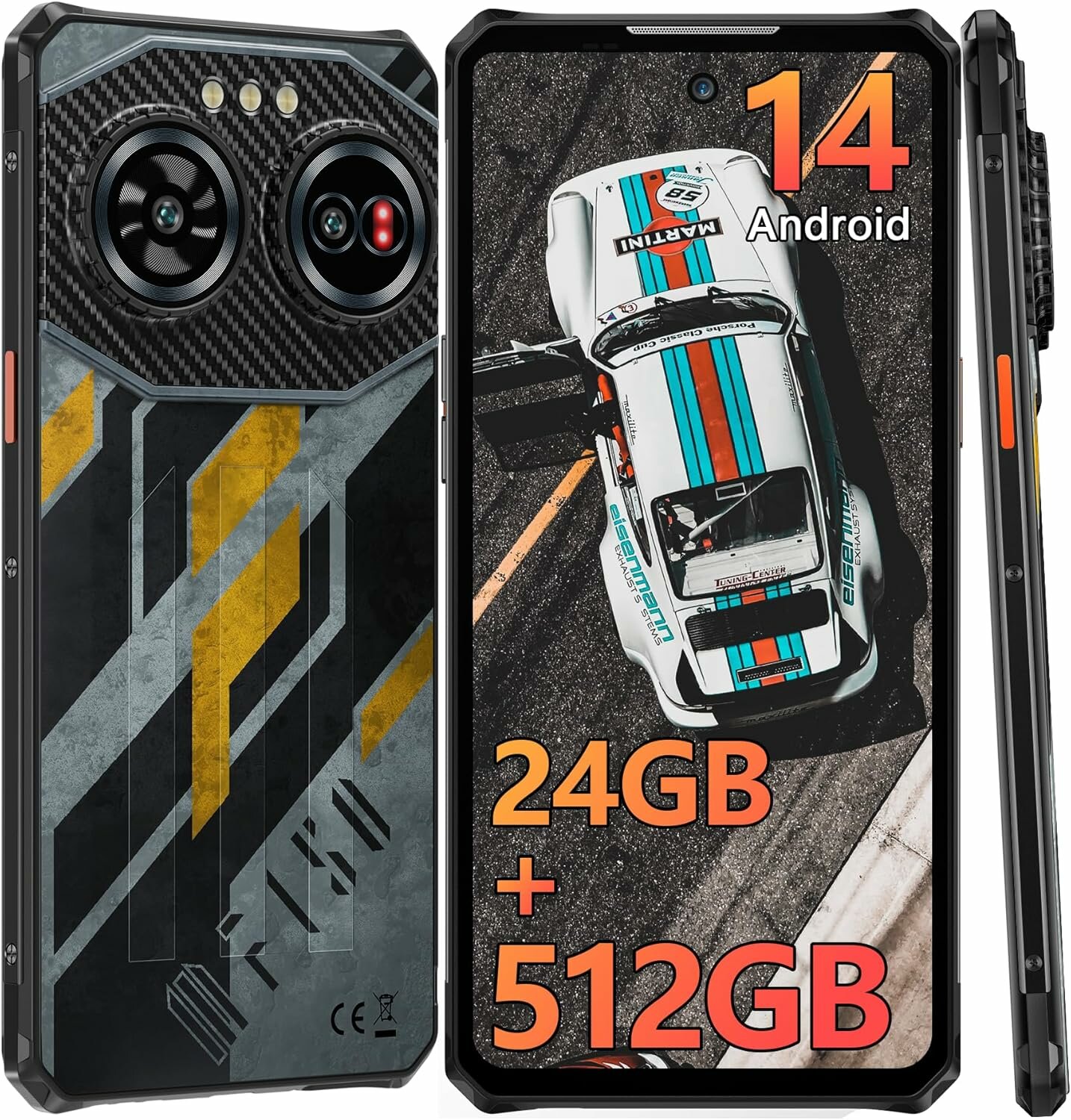 Защищенный смартфон IIIF150 Air3 Doodle, 24(12+12)ГБ + 512 ГБ, 100мп + Ночная камера, 5000 мАч, Гарантия 1 год