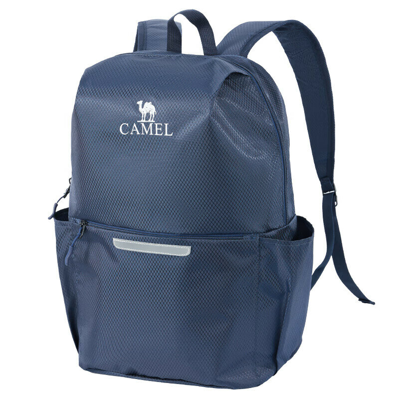 Рюкзак CAMEL, Foldable Travel Bag Large Capacity Backpack Business Trip Lu, большая вместимость, для путешествий, городской, деловой, песочный/темно-синий