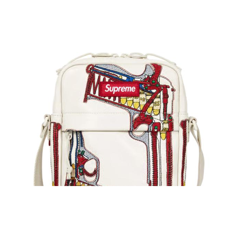 Сумка Supreme, белый, — фото 1
