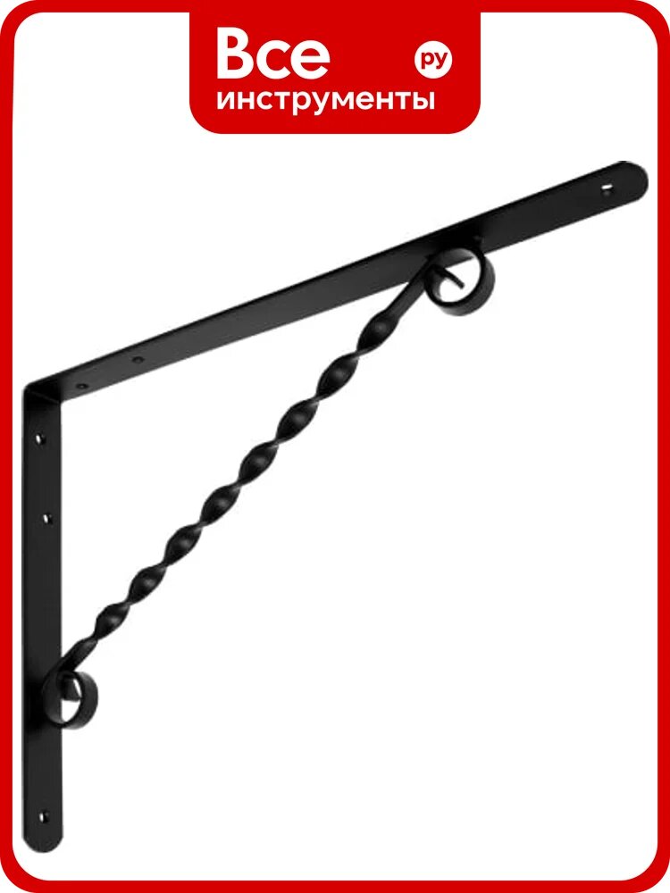 Кронштейн фигурный DOMART 350x250 черный 4660015164843