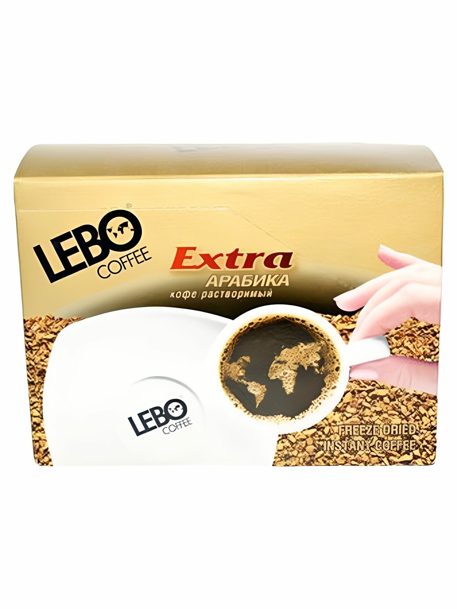 Кофе LEBO Extra растворимый, 25 пак.*2 гр