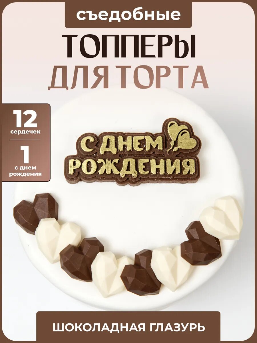 Топпер с днем рождения