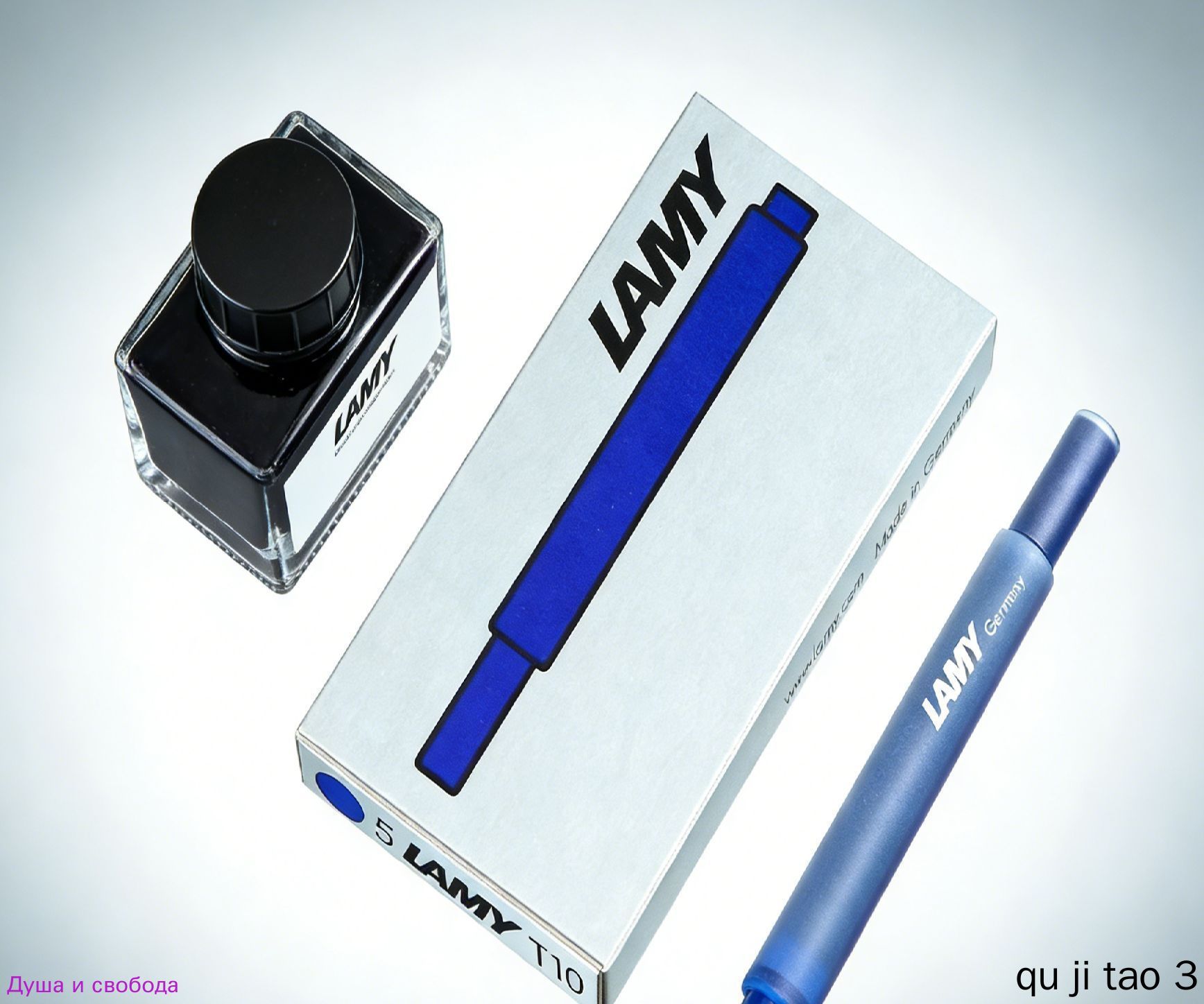 Чернильный картридж Lamy T10 синий 5 шт
