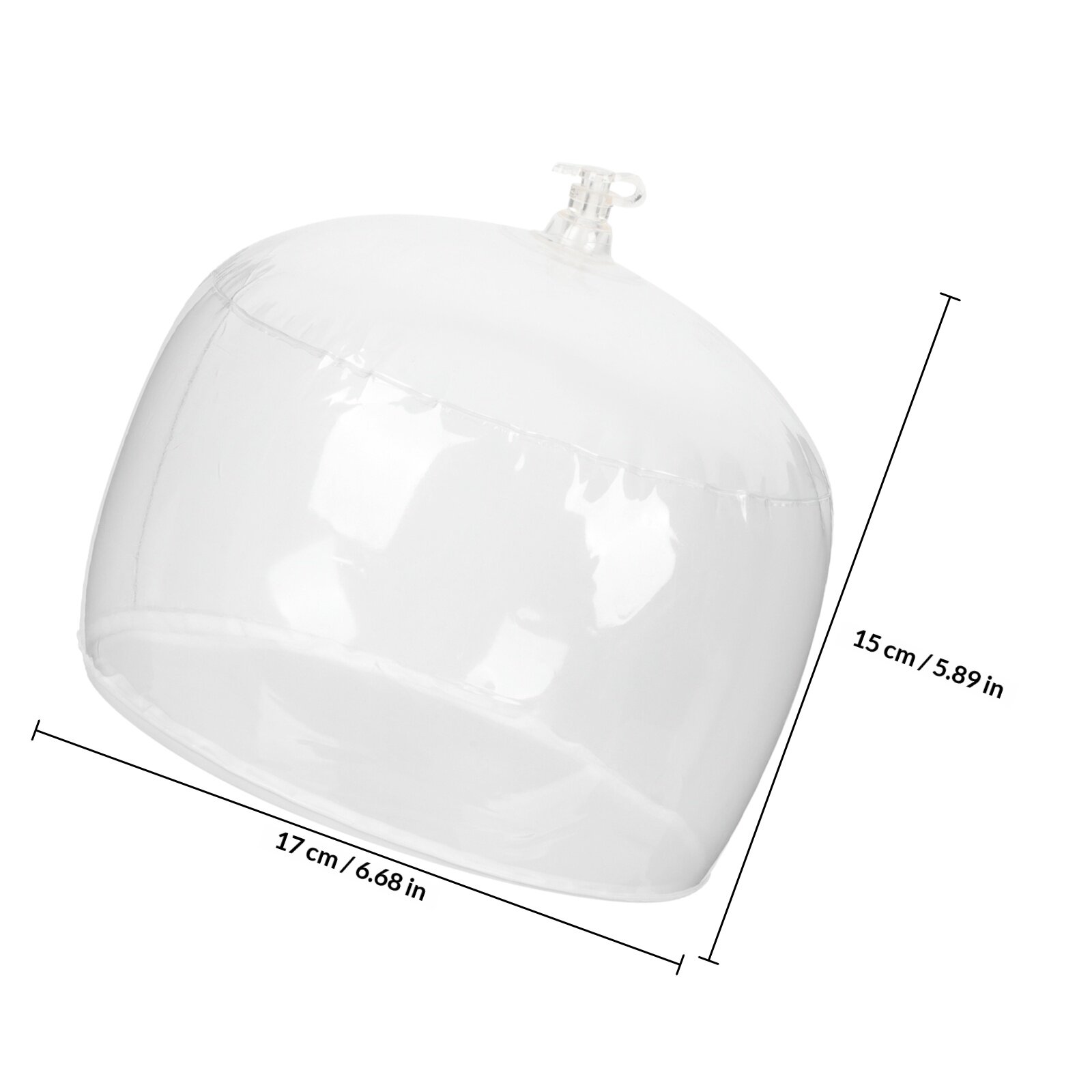 Держатель Для Шляп Детский Прозрачный Из Твердого ПВХ 2 Штуки 17x17 Cm