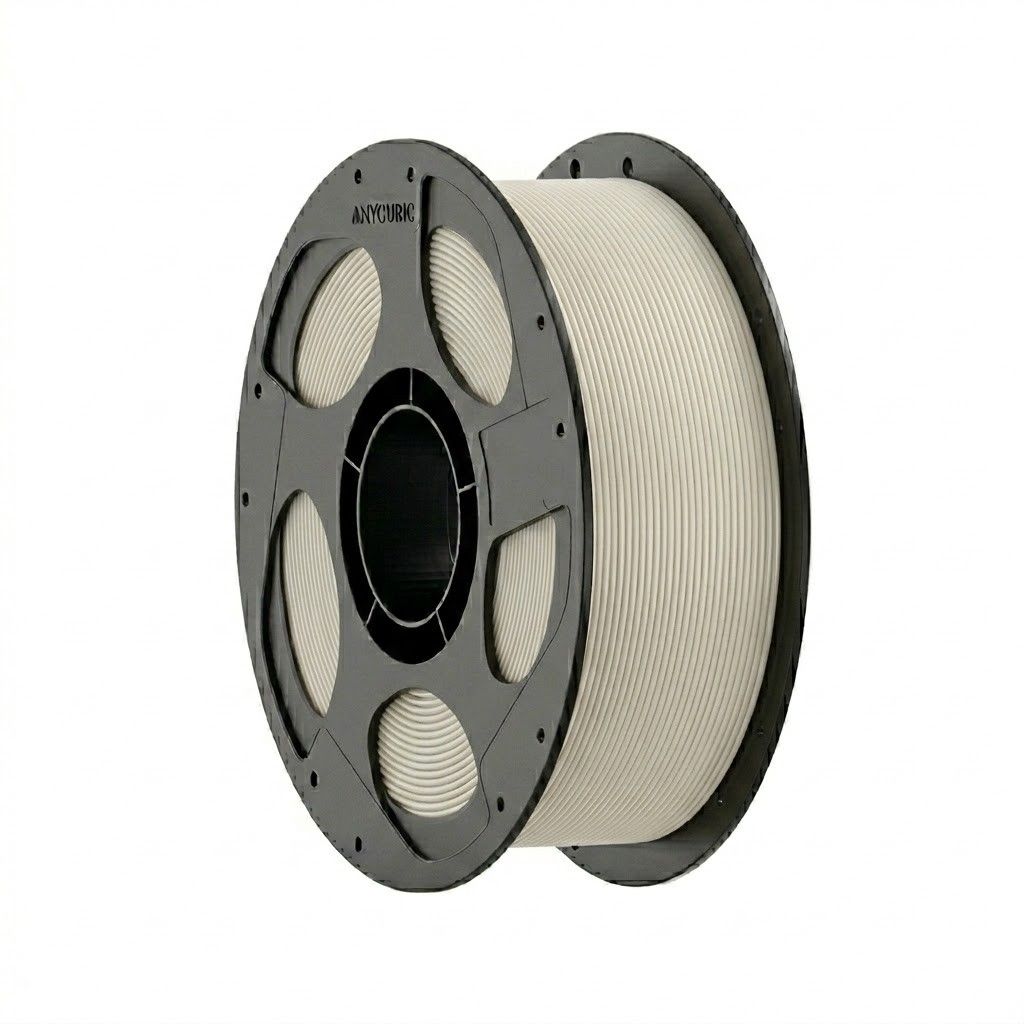 Матовый пластик Anycubic PLA-Matte на разборной катушке 1 кг, слоновая кость (Bone White)