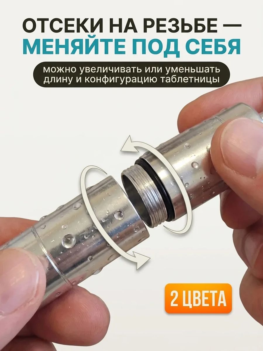 Таблетница — таблетницы и измельчители таблеток — аптечки и медицинские сумки — фото 1