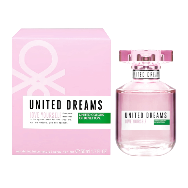 Женская туалетная вода Benetton United Dreams Love Yourself 50 мл / Дримс Йорселф