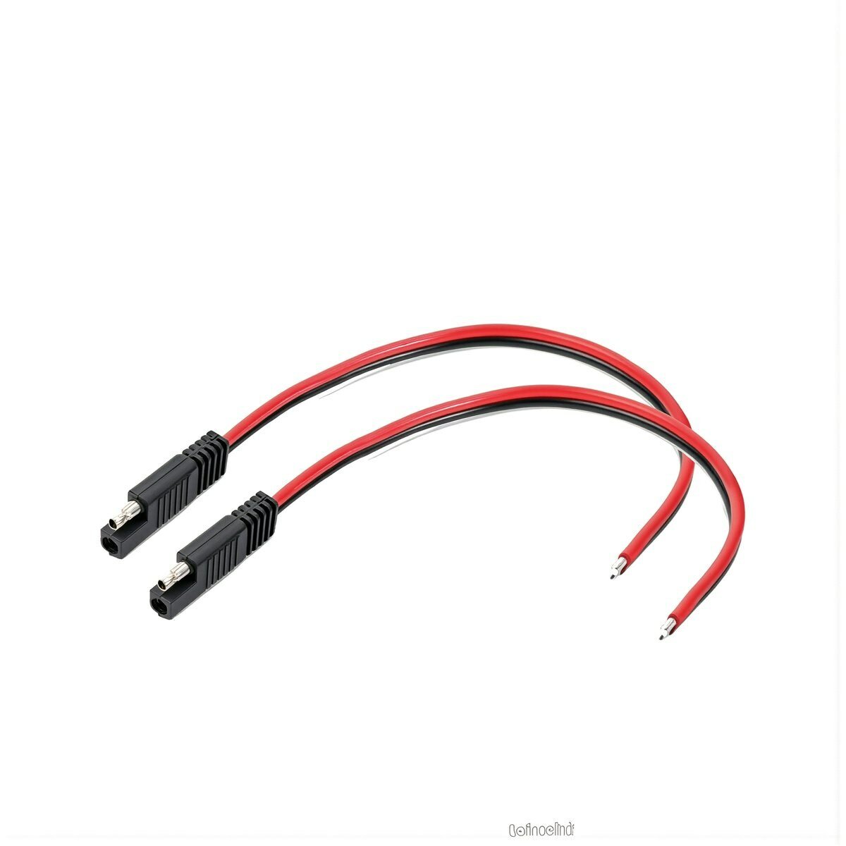 Кабель удлинитель SAE 10AWG 0.3 метра 2 жила чистая медь ПВХ изоляция для подключения аккумулятора автомобиля, 14AWG / 41 жил