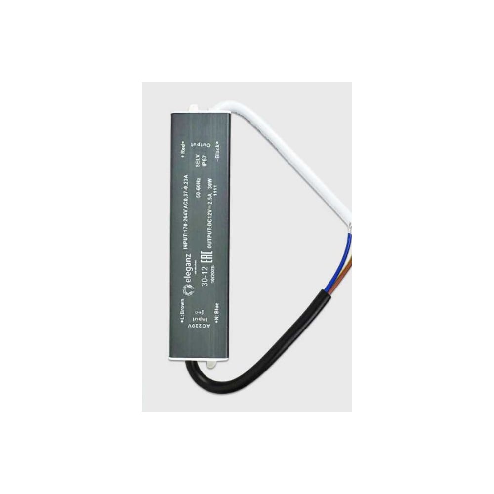 Блок питания Eleganz 12V 30W герметичный IP67 1111
