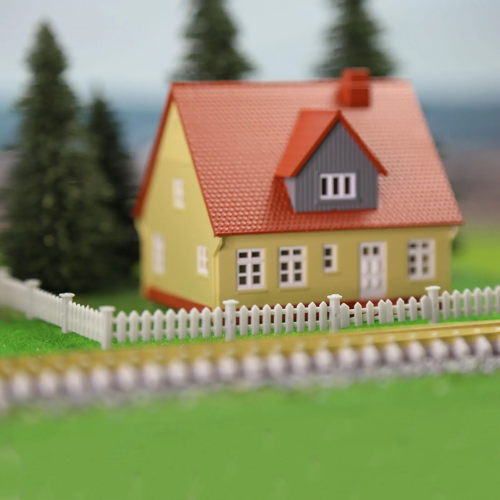 Пластиковый забор Evemodel для модельных поездов 1:150 N Scale B D15