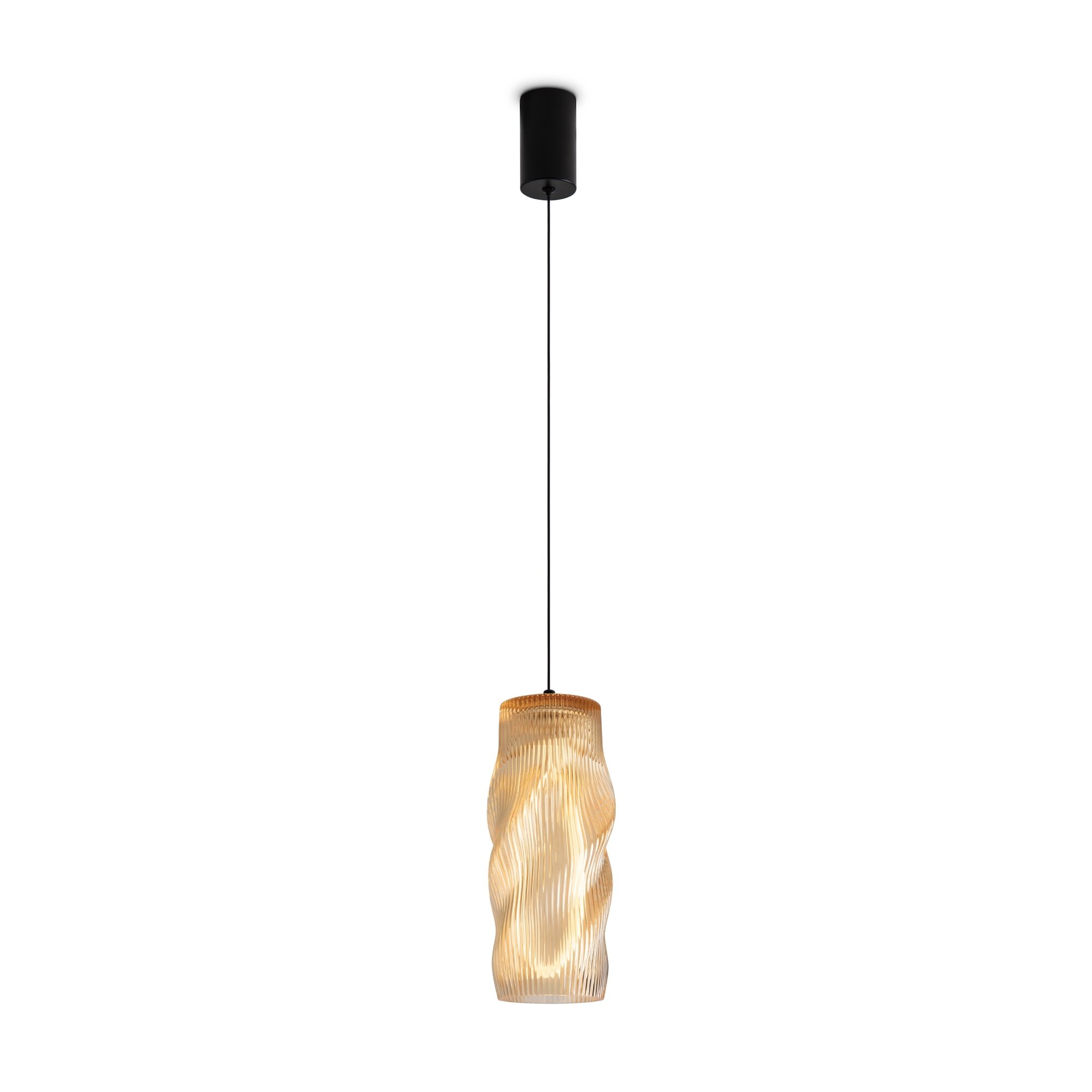 Подвесной светильник Curl Freya FR5624PL-L9YW, черный, LED, 9 Вт