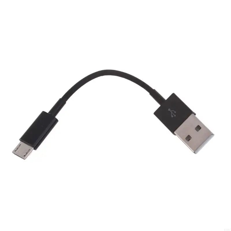Короткий micro USB кабель, 20см, Black