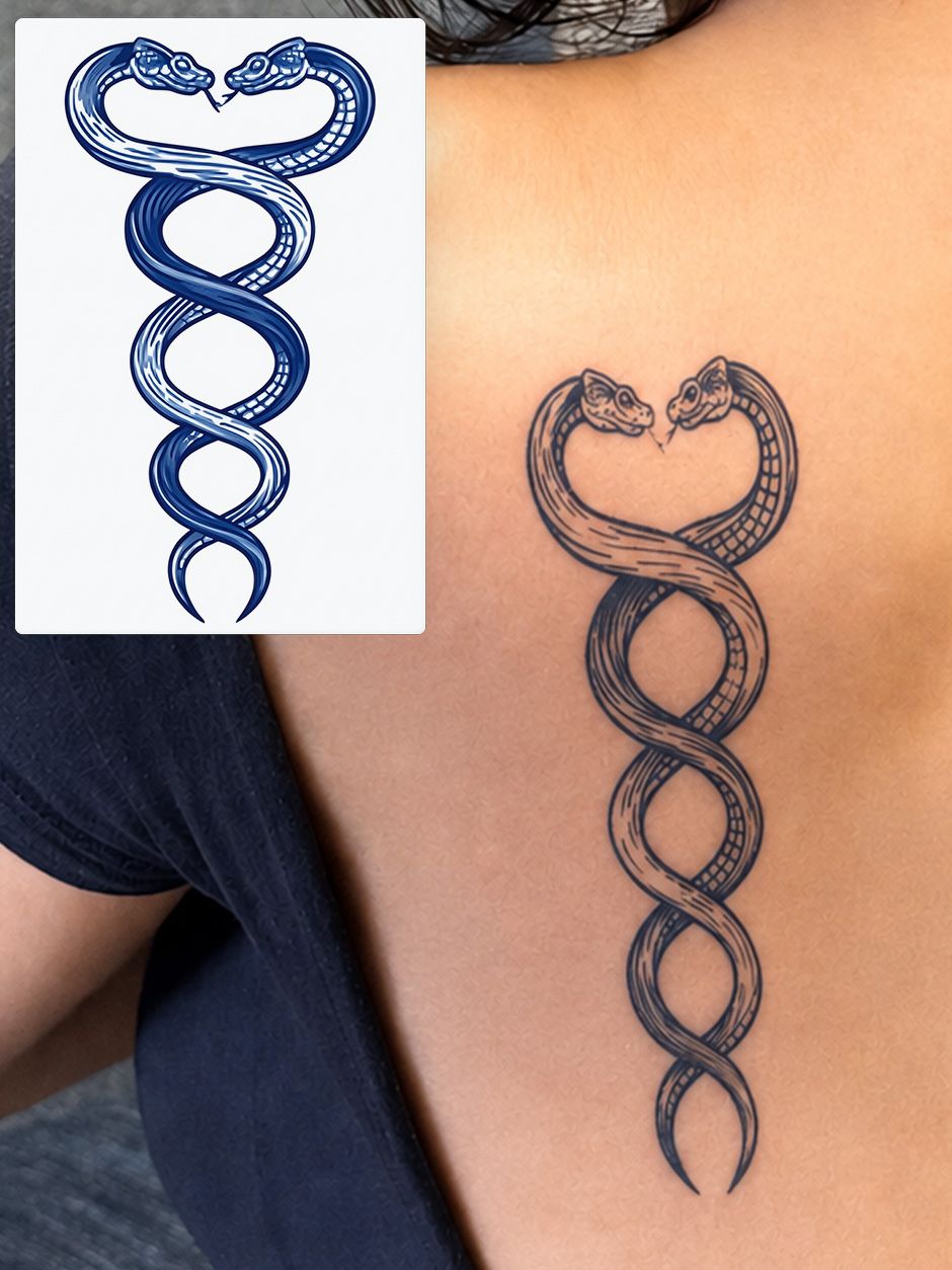 Tattoo'шки Временная тату без пленки 8*11см (темнеет через 24 часа), долговременная