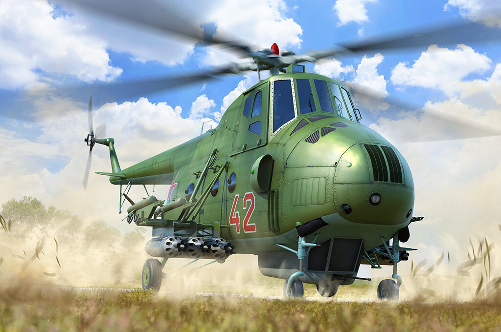 ТР05818 1/48 Сборная модель Вертолёт Ми-4AV Hound