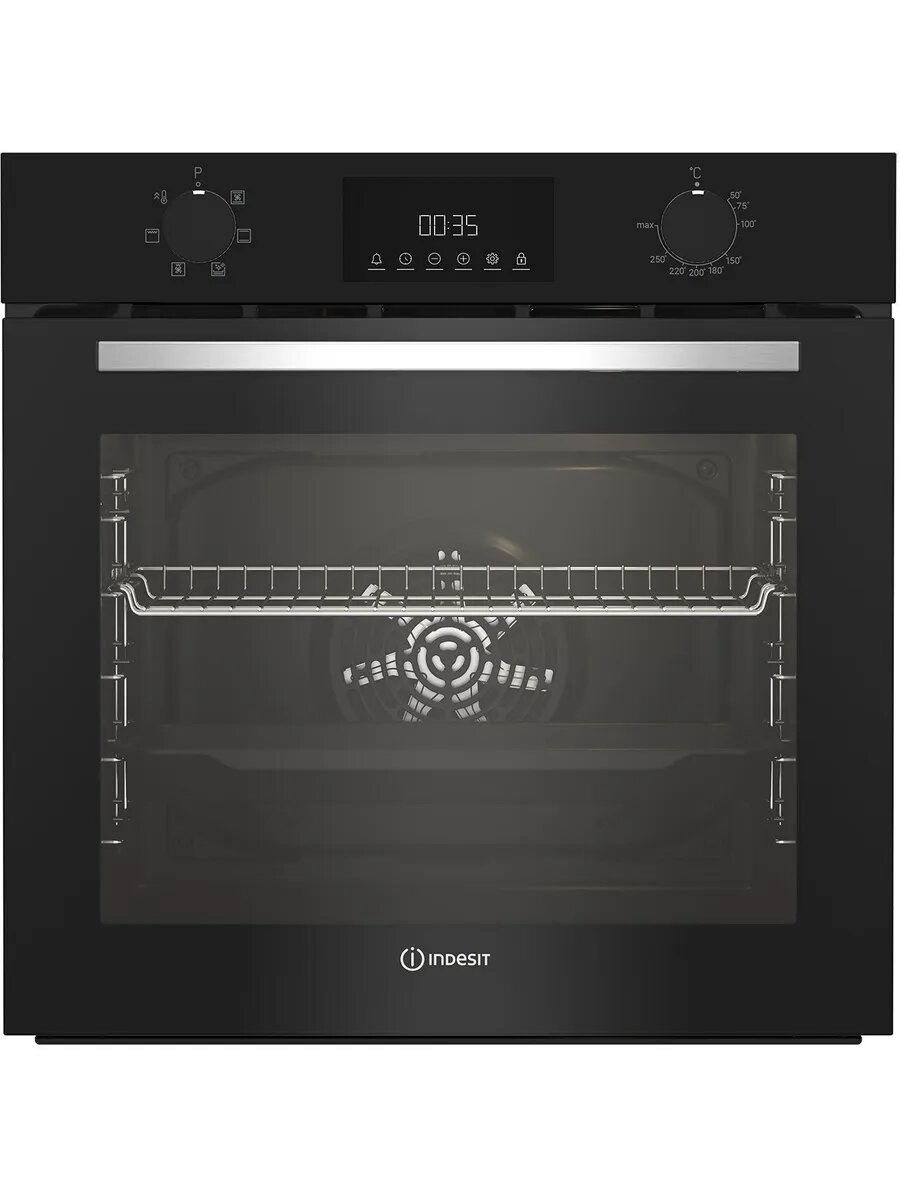 Встраиваемый электрический духовой шкаф Indesit IFE3644BL