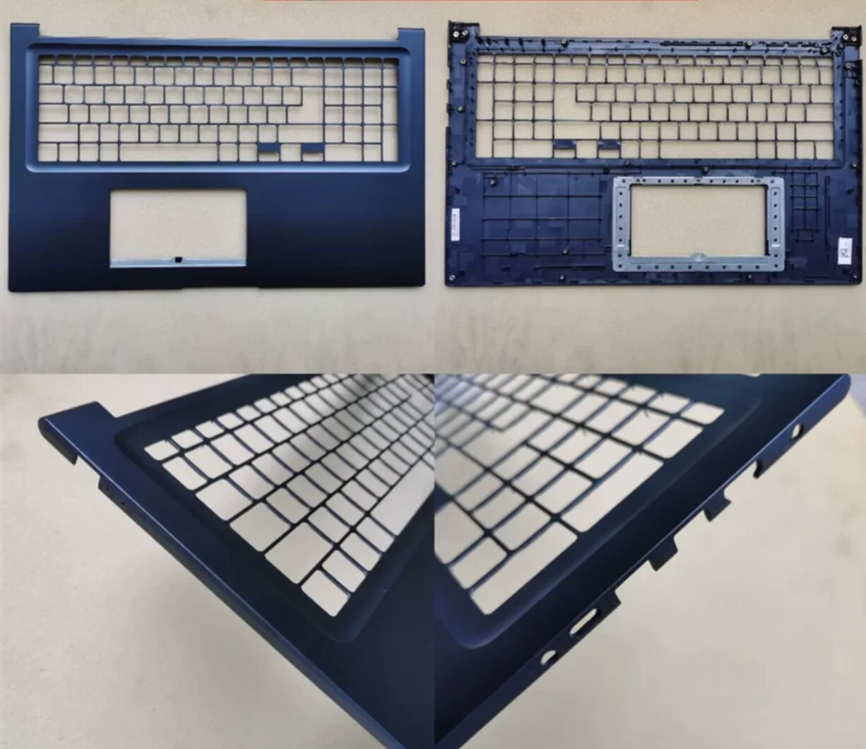 Верхняя крышка корпуса с подставкой для рук к ноутбуку Vivobook F1704Z/ZA X1704V X1704Z blue black