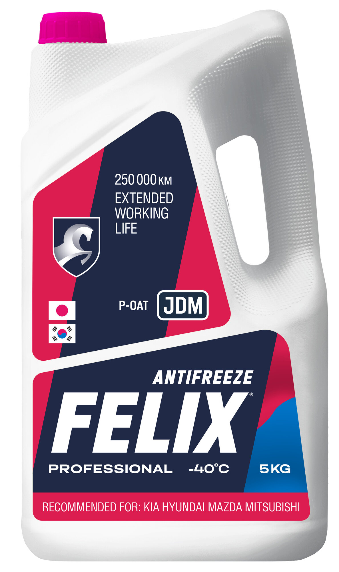 Антифриз FELIX JDM G12++, Pink, 5кг (430206402)